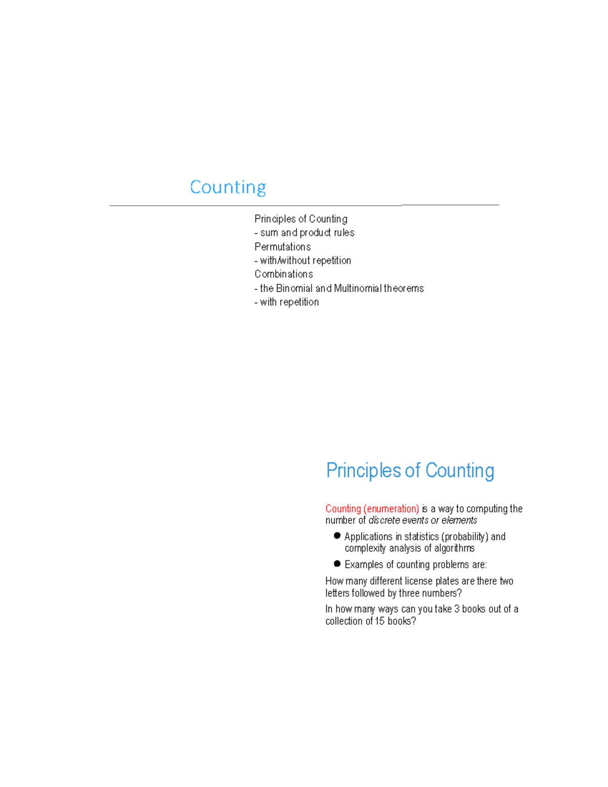 Topic 1 counting notes Principles Of Counting Sum And Product Rules topic-1-counting-notes-principles-of-counting-sum-and-product-rules