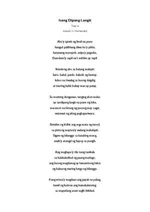 ANG Kalupi (Maikling Kuwento) - ANG KALUPI Benjamin Pascual Mataaas na ...