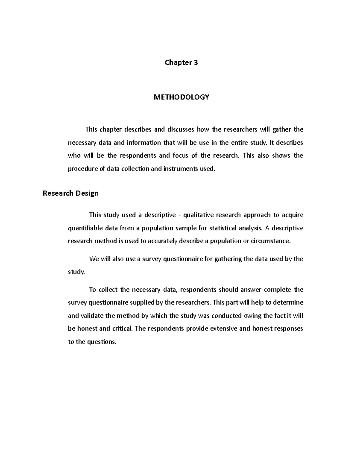 Chapter III thesis THE Promotional Pricing Strategies OF 7- Eleven AND ...