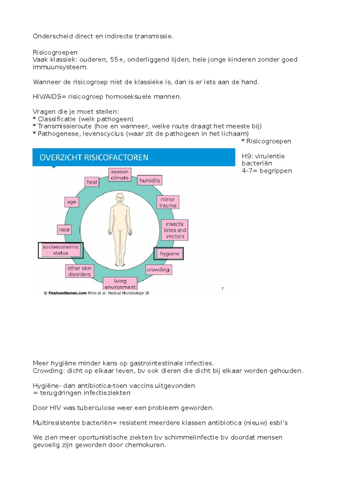 Infectieziekten - Onderscheid direct en indirecte transmissie ...