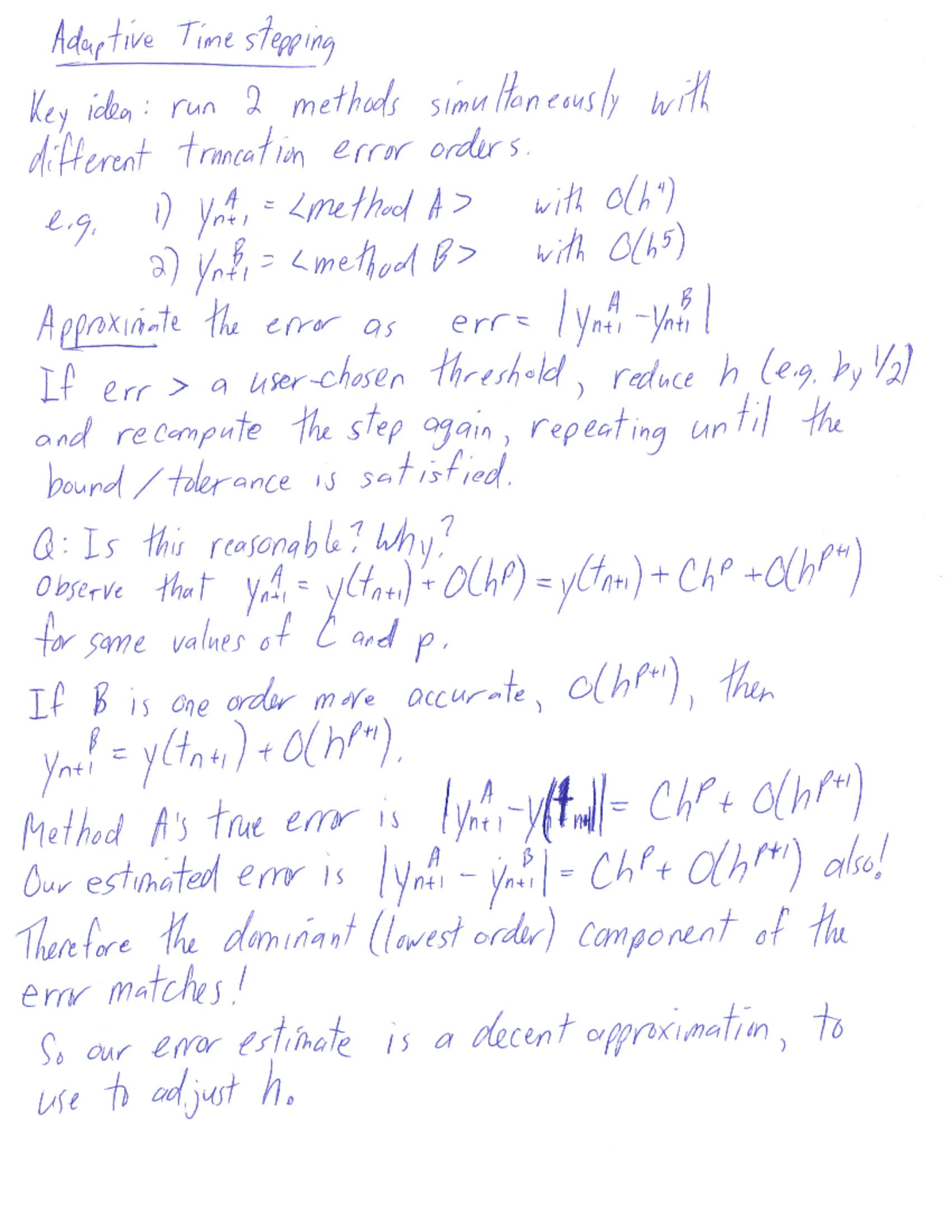 Notes ODE Lecture 12 - Cs 370 - Studocu