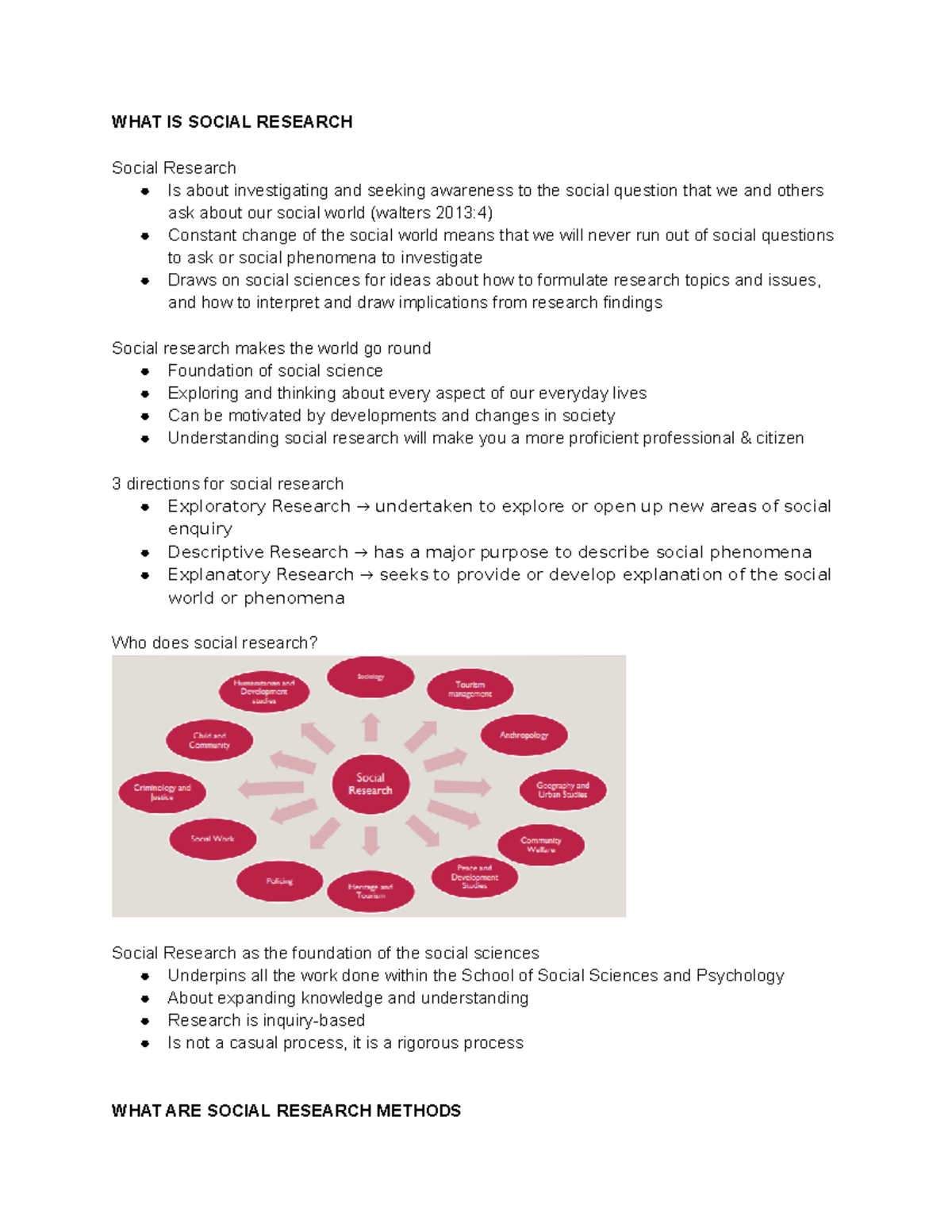 Social Research Methods - The context of social research methods happen ...