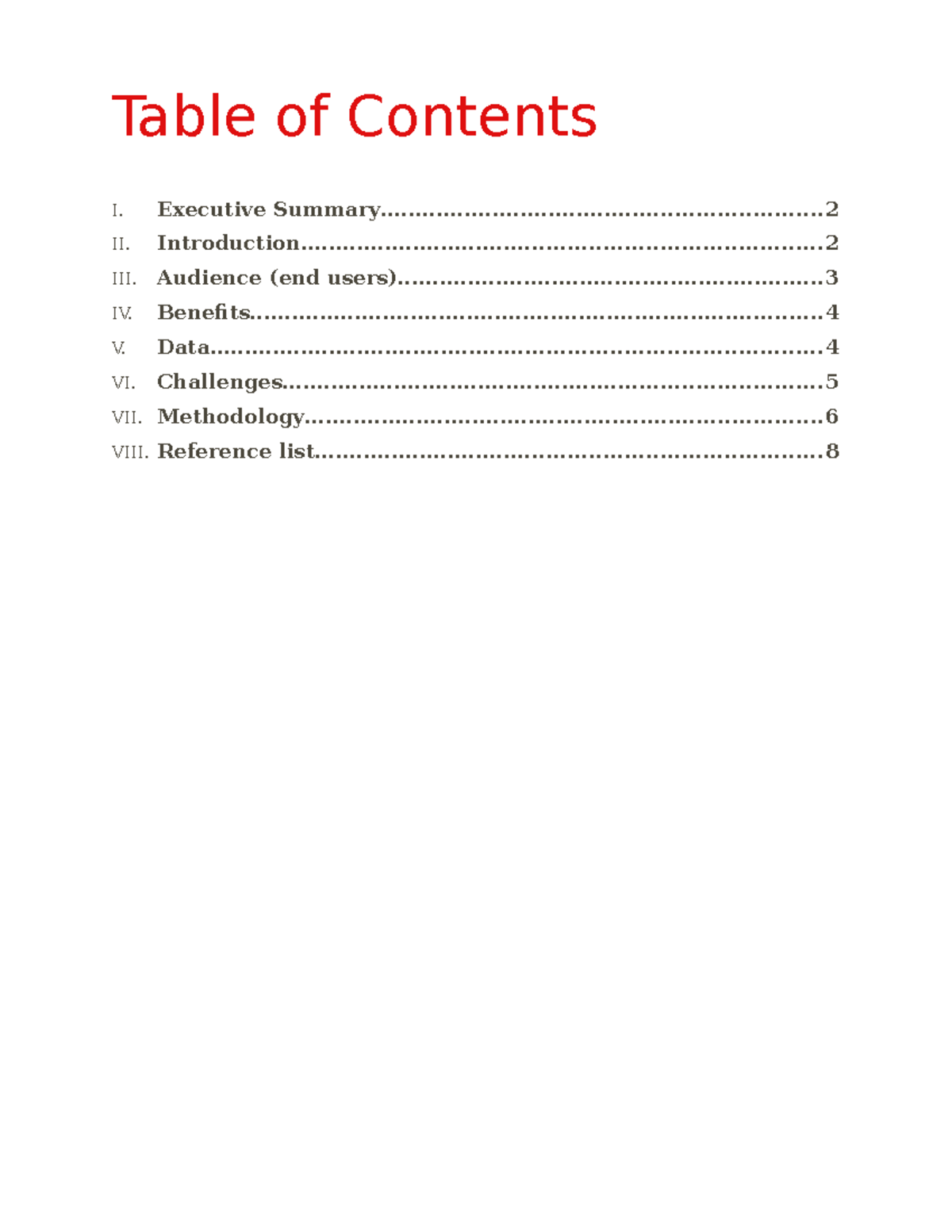 Woolworth pros - This is the first assignment for BI - Table of ...