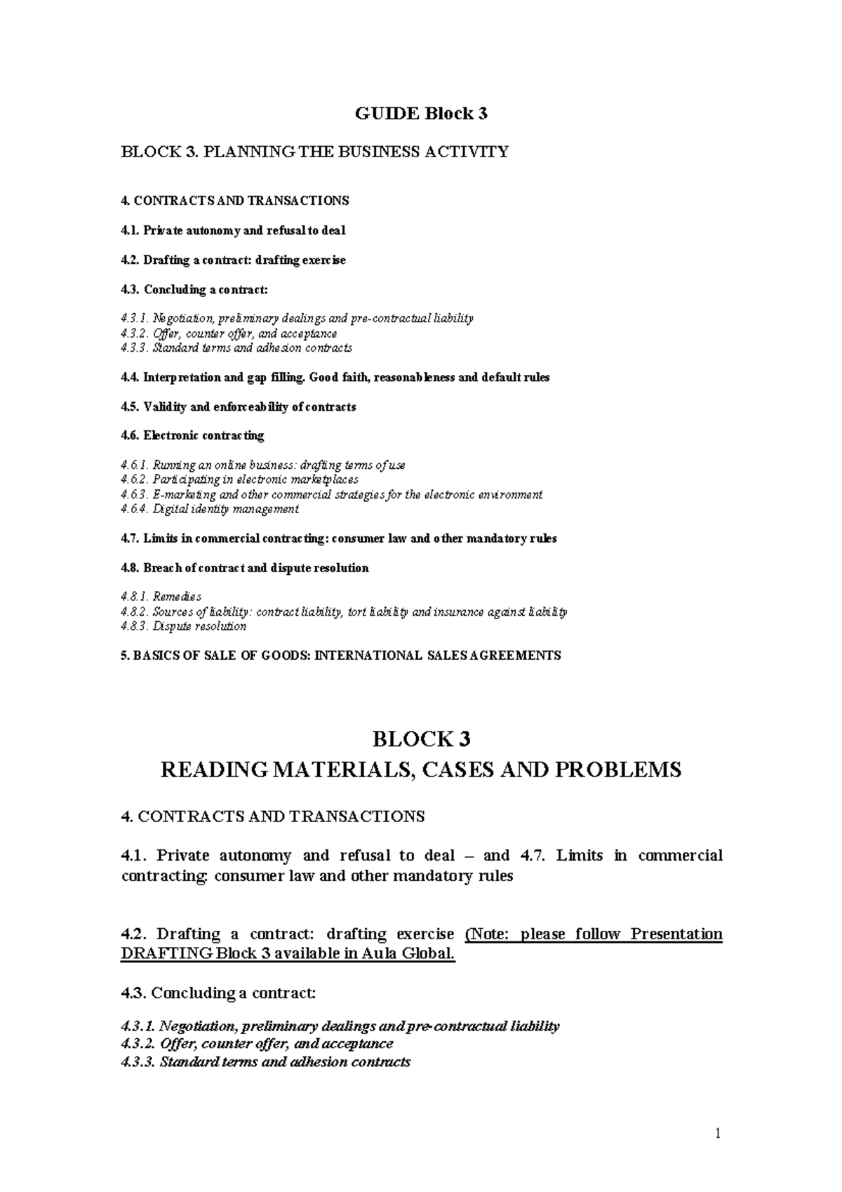 Block 3 - teoria del bloque 3 en inglés - GUIDE Block 3 BLOCK 3 ...