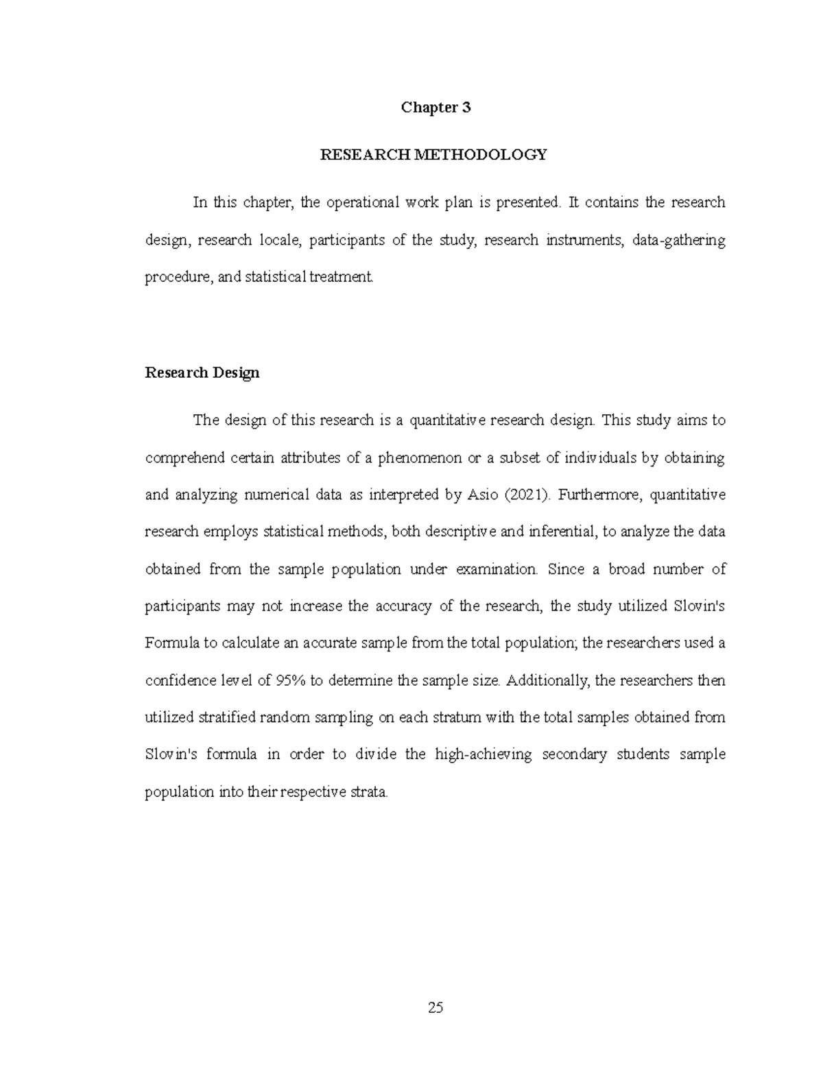 PR2- Chapter-3 - pr2 chap 3 - Chapter 3 RESEARCH METHODOLOGY In this ...