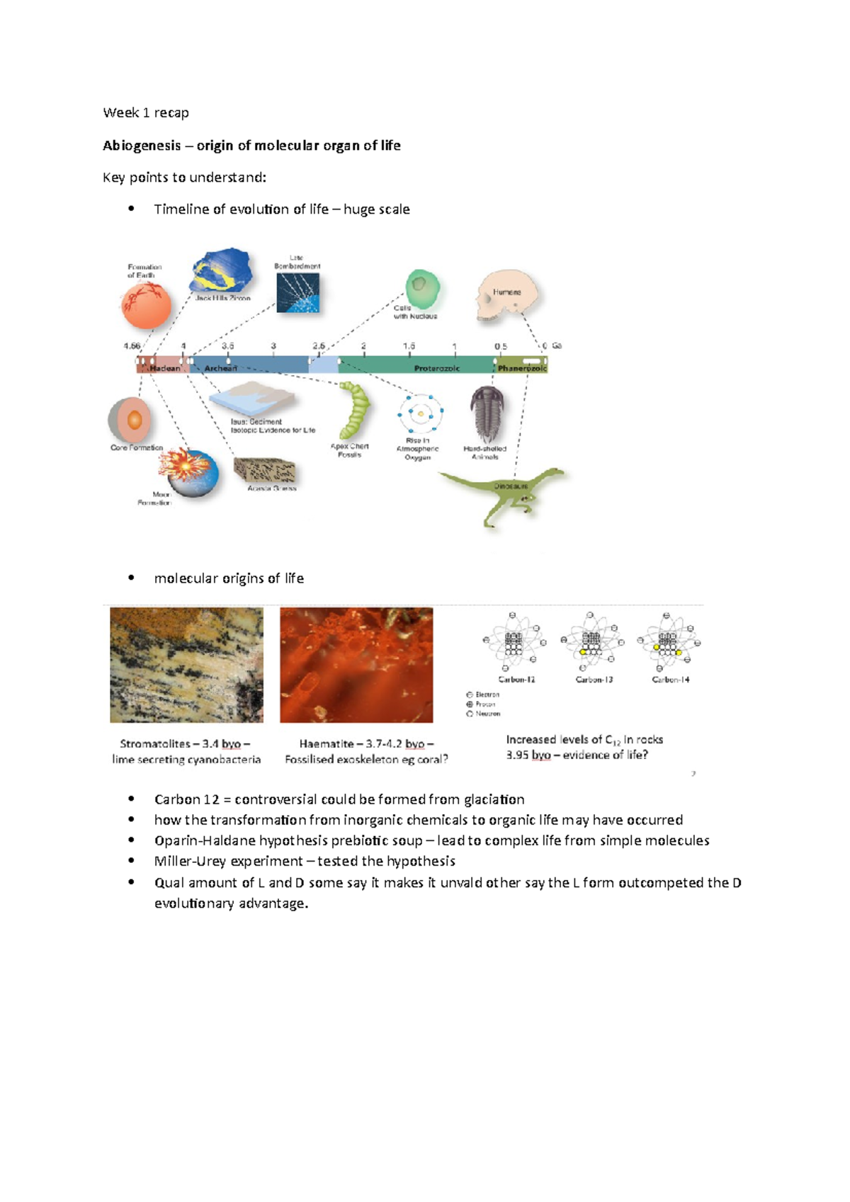 Recap of weeks 1-4 all lectures - Lincoln - Studocu