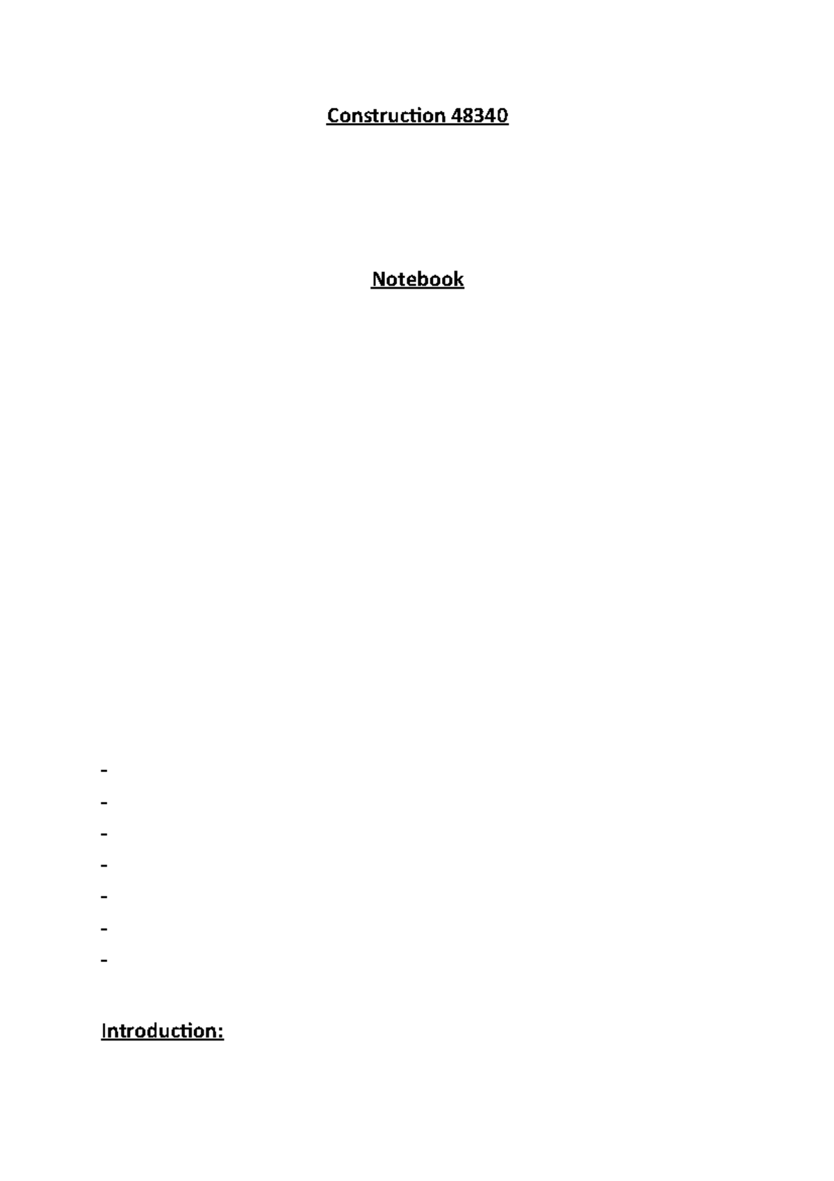 Construction Notebook - Construcion 48340 Notebook Introducion: Within ...