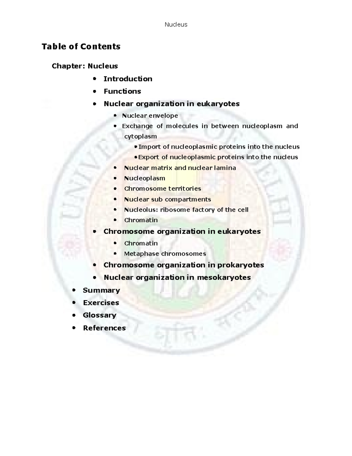 Unit -17 nucleus - Nucleus Table of Contents Chapter: Nucleus ...