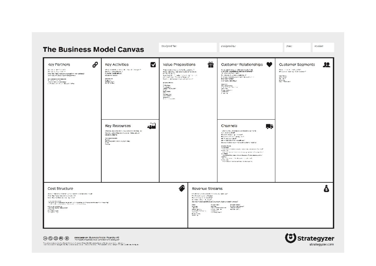 Business model canvas - Introduction to technology entrepreneurship ...