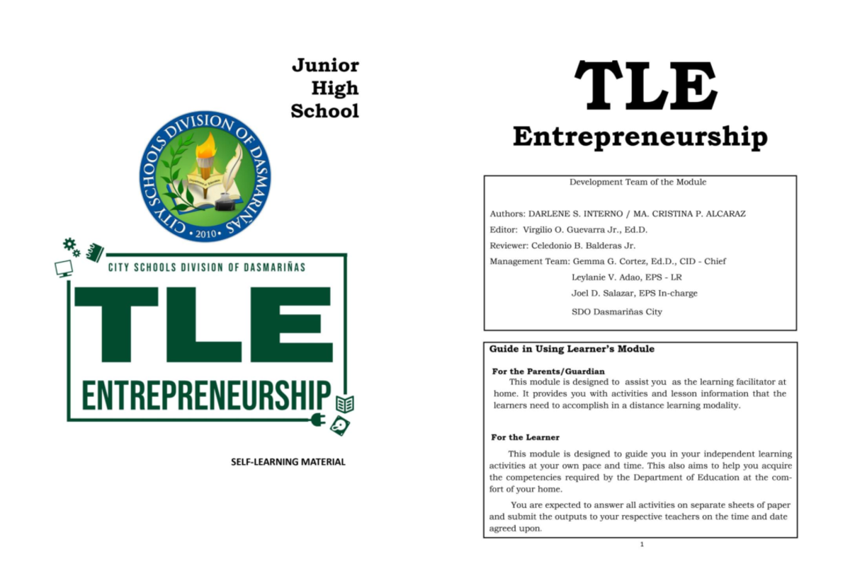Technical Livelihood program-Entrepreneurship - Applied Fruit And ...