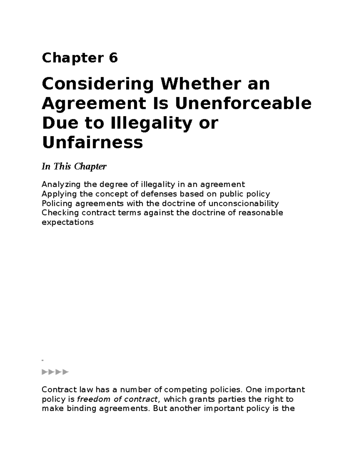 Part I - Contract For Dummies (7) - Chapter 6 Considering Whether an ...