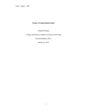 MMT2 Task1 GW draft - Task 1 - IT Strategic Solutions – Task 1 George ...