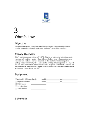 Applied electricity I Final 21-22 - N I L E U N I V E R S I T Y O F N I ...