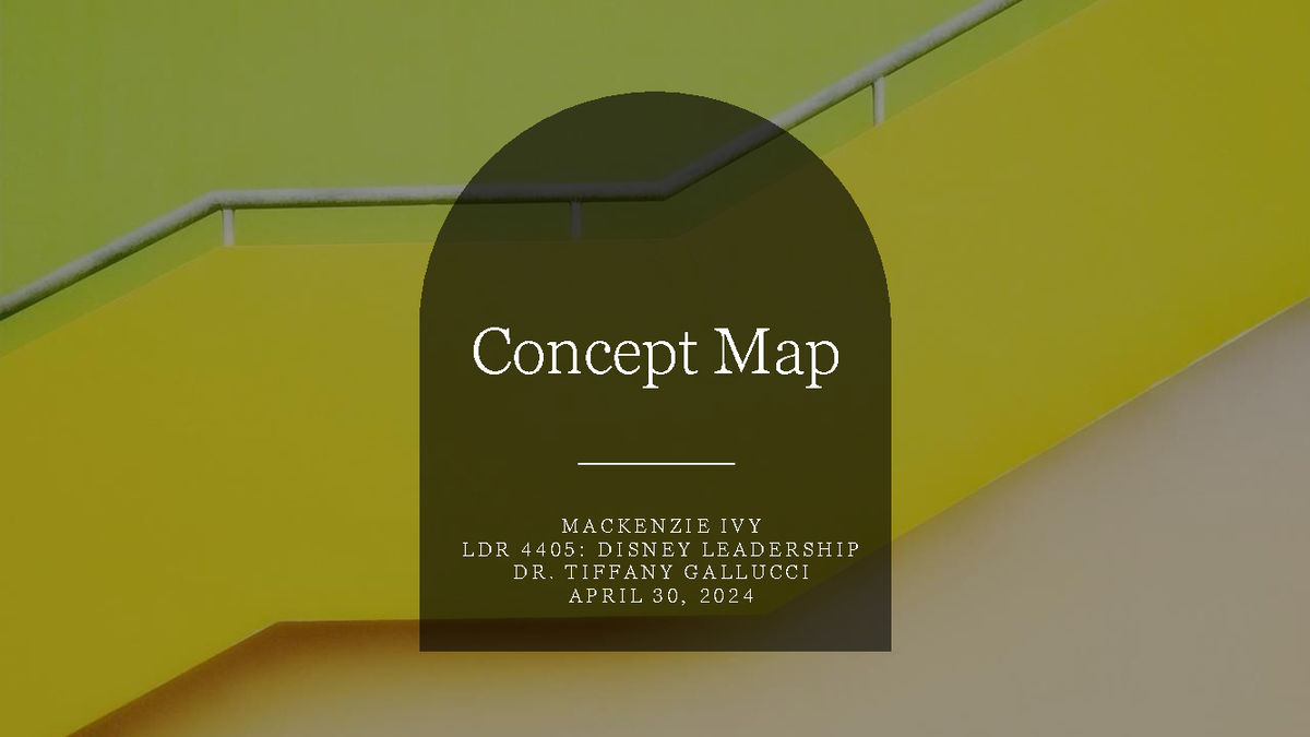 Concept map leadership - Concept Map M A C K E N Z I E I V Y L D R 4 4 ...