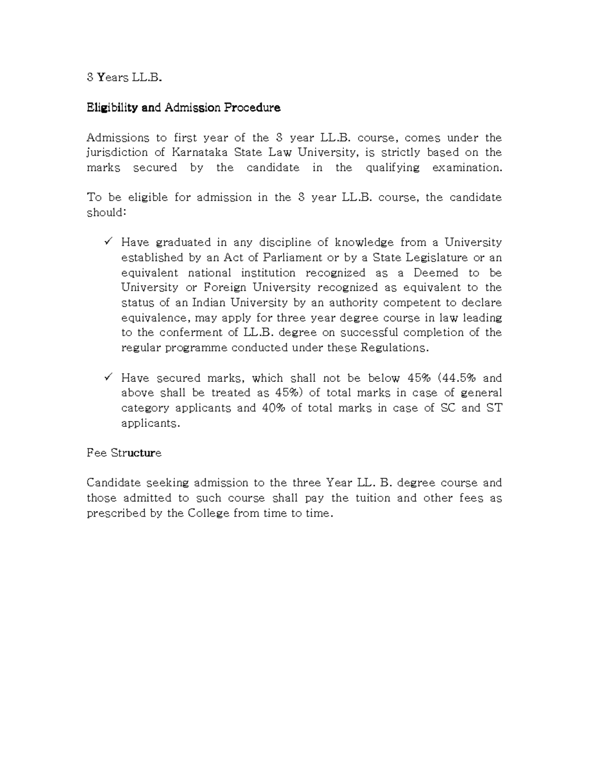 3 Years LLB Syllabus - 3 Years 3 Years 3 Years 3 Years LL.B.LL.B.LL.B ...