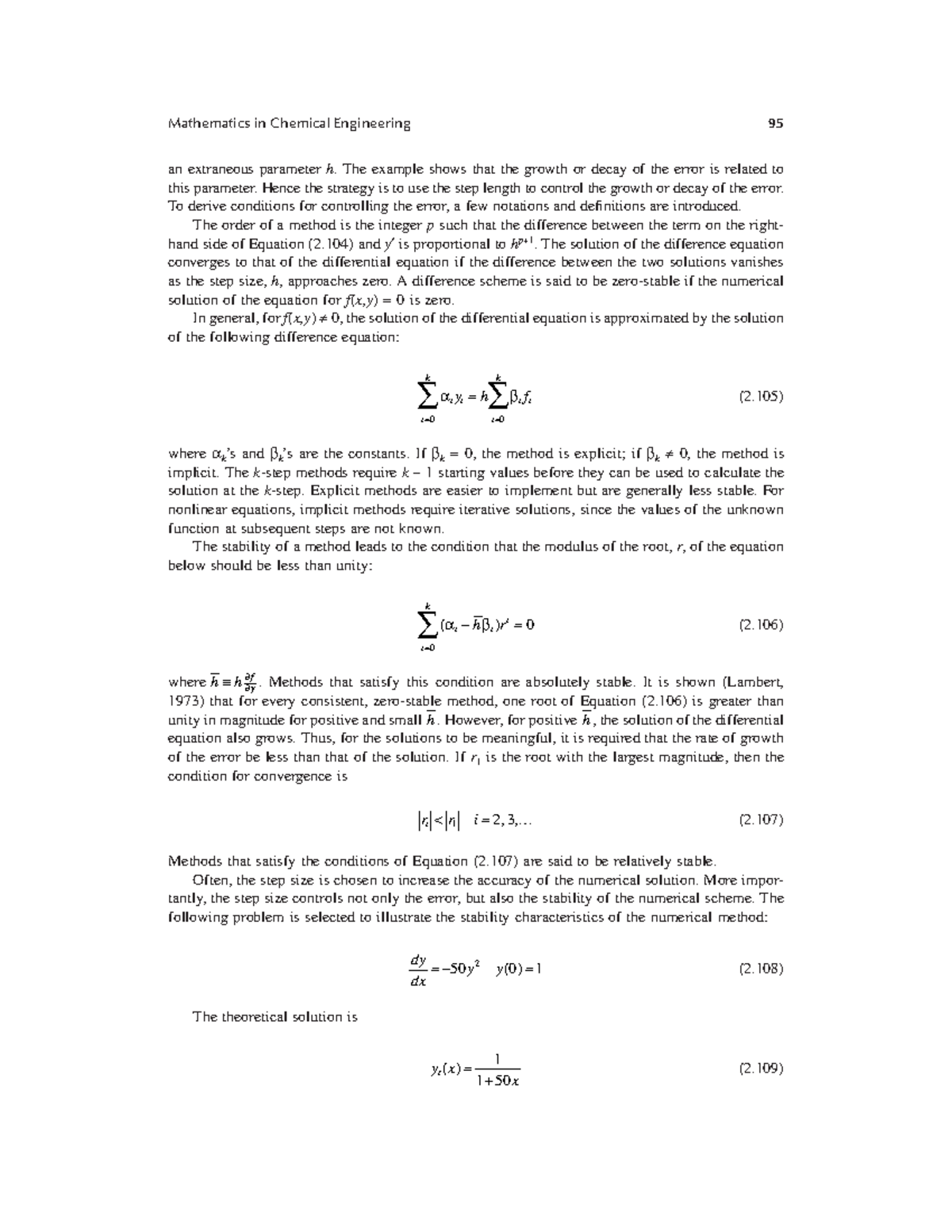 Albright's Chemical Engineering - Mathematics in Chemical Engineering ...