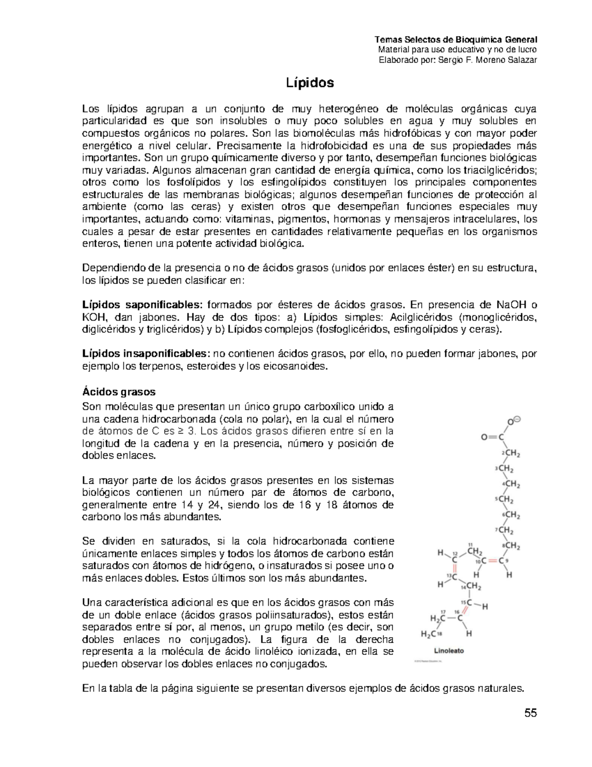 3 Lípidos - Temas selectos de bioquima general - Material para uso ...