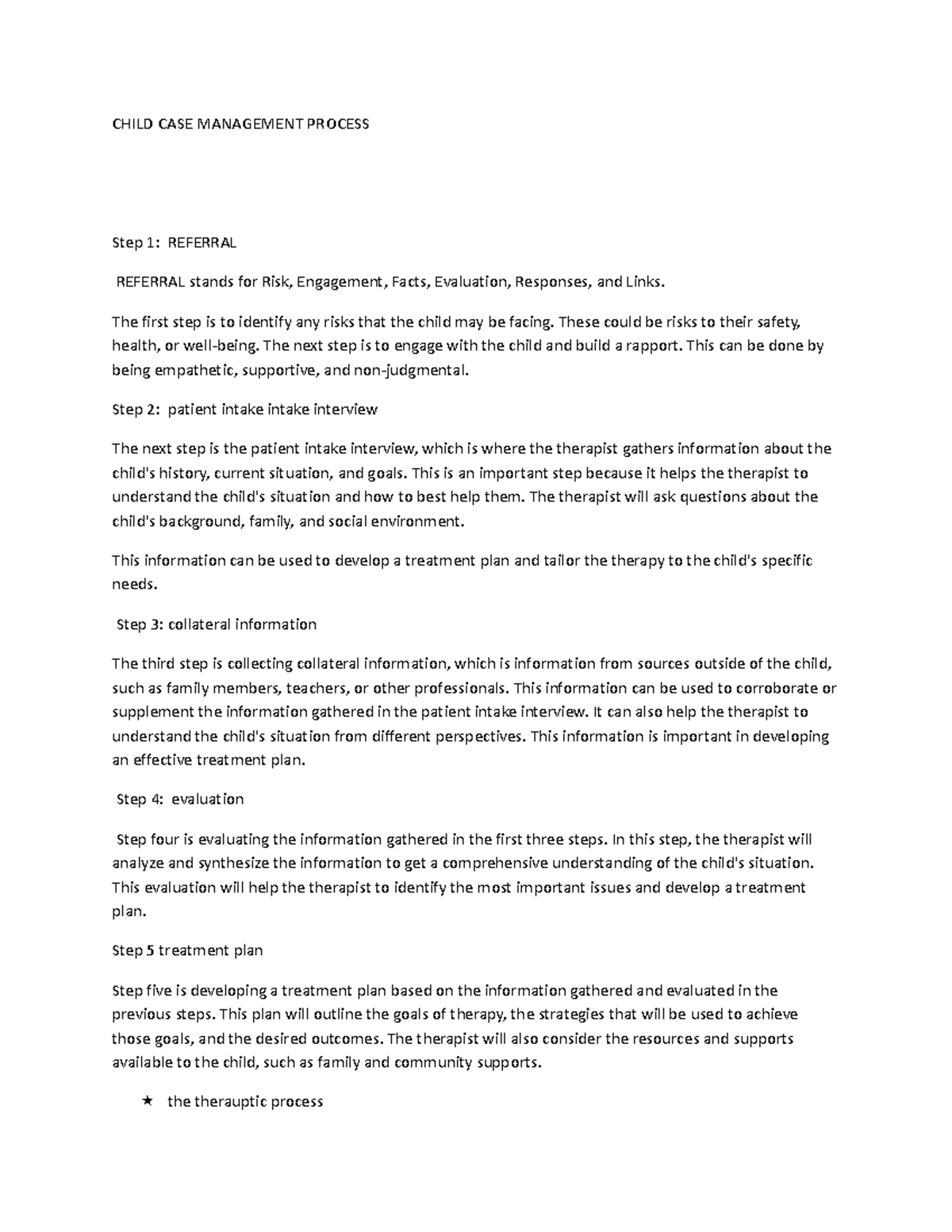Child CASE MANA-WPS Office - CHILD CASE MANAGEMENT PROCESS Step 1 ...