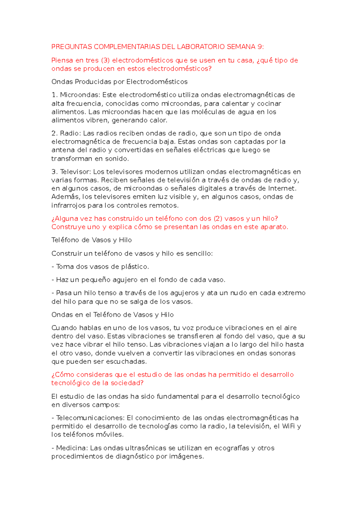 Laboratorio semana 9 - PREGUNTAS COMPLEMENTARIAS DEL LABORATORIO SEMANA 9: Piensa en tres (3 ...