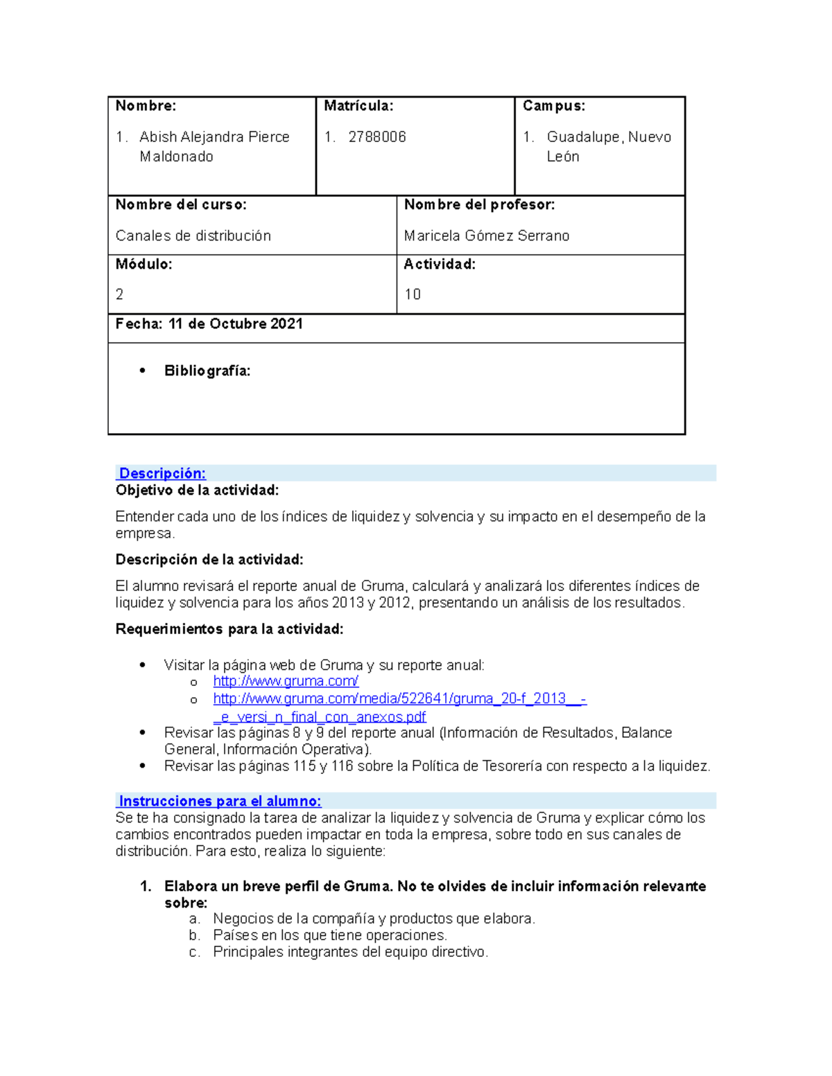 Actividad 10 - .ddfqedqwdqwdqwd - Nombre: Abish Alejandra Pierce ...