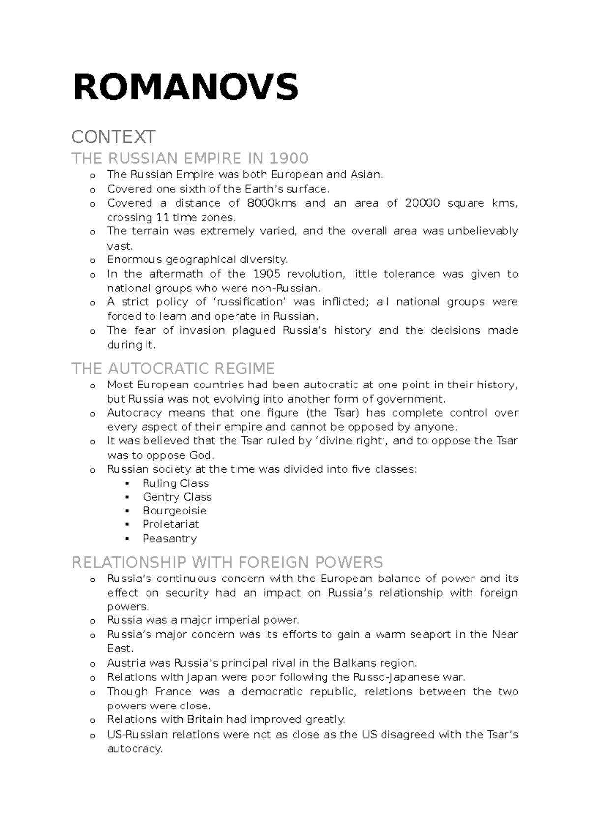 Courses arts history modern 1555934320 2019 Modern History Notes ...