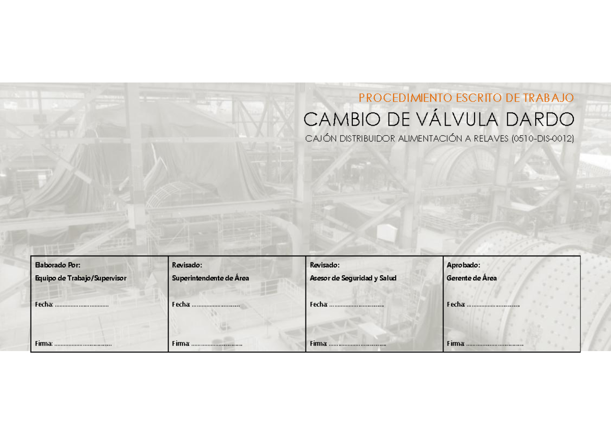 CAJÓN DISTRIBUIDOR Y VÁLVULA DARDO - Elaborado Por: Equipo de Trabajo ...