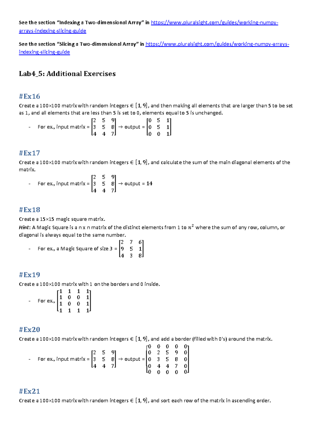 Lab04 05 more - bài tập dstt thực hành lab05 - See the section ...