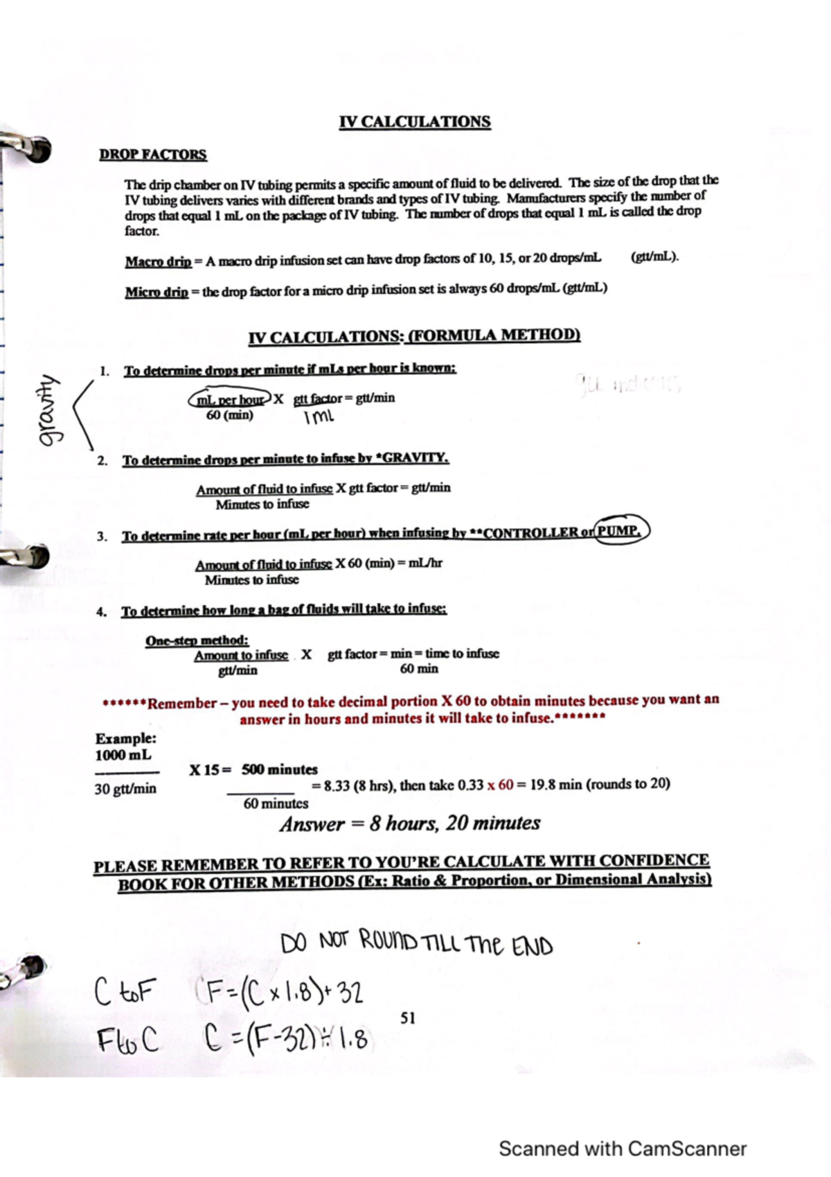 Nursing IV Calculation - NURS 171 - Studocu