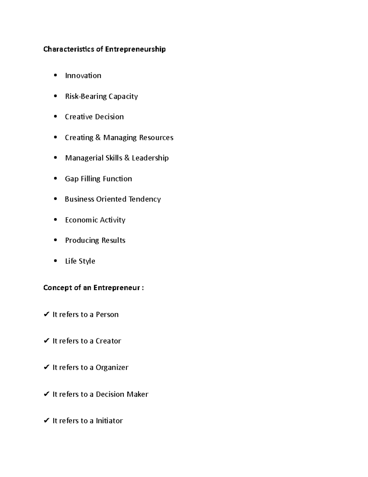Enrepreneurship Characteristics of Entrepreneurship PART 3 ...