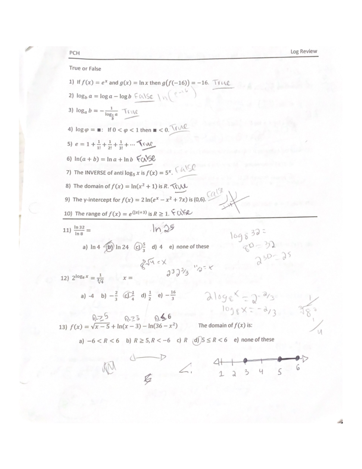 Logs - Examples of logarithmics. - MAC 1147 - Studocu