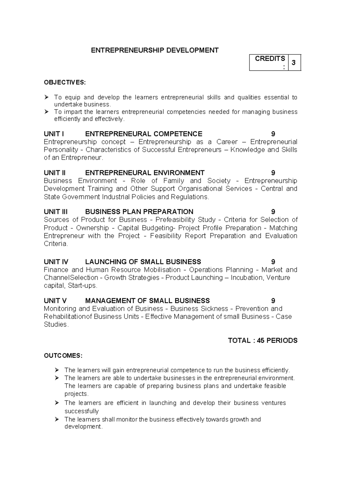 I-Sem-Entrepreneurship Development - ENTREPRENEURSHIP DEVELOPMENT ...