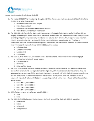 MDS Intro and Section A Knowledge Check - Knowledge Check: Introduction ...