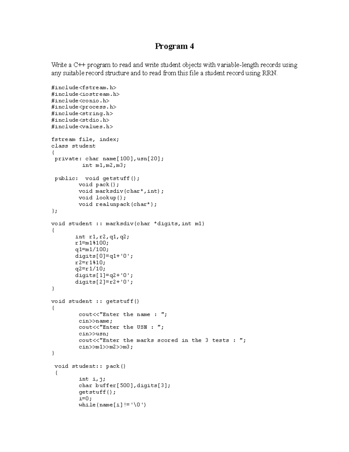 4pg Turb0 C Activity Program 3 Write A Program With Question And Answer Program 4 Write A 