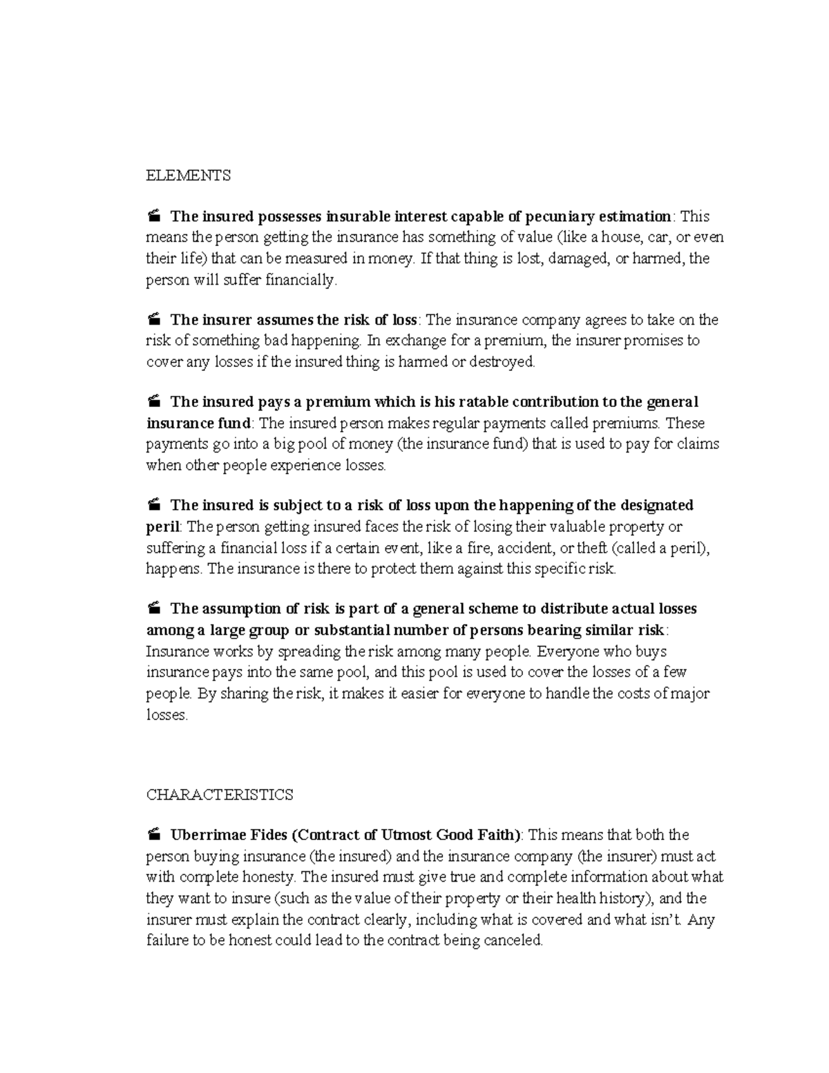 Insurance 01 - Practice and Review Materials for BSA students ...