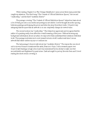 Resources Reading Reflection - After reading chapter 2 of Common Sense ...