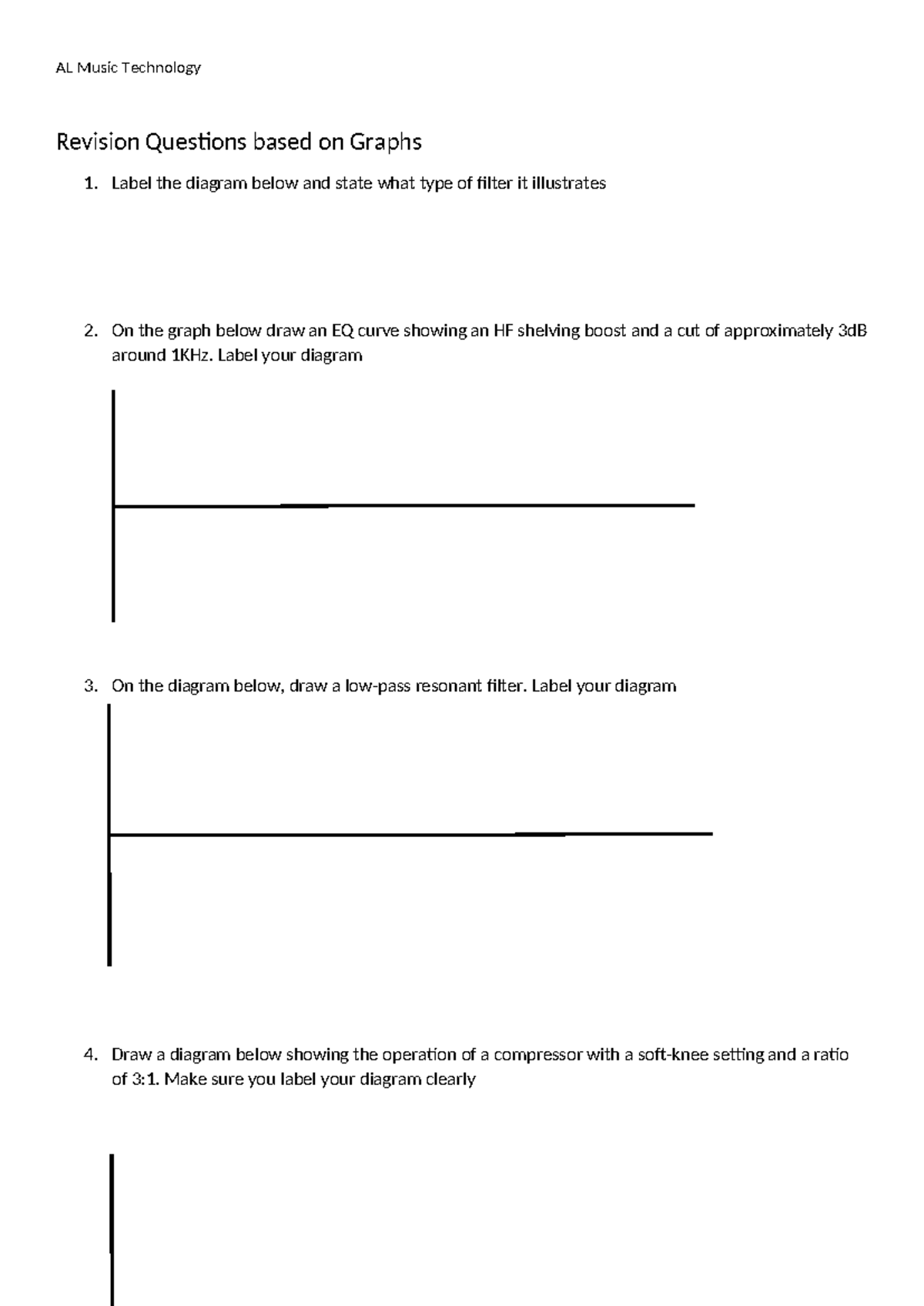 Graphical Revision Questions - AL Music Technology Revision Questions ...