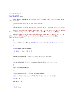 Lab1outline - Applied programming lab 1 - OBJECTIVES FOR STUDENT Learn to organize your code in ...