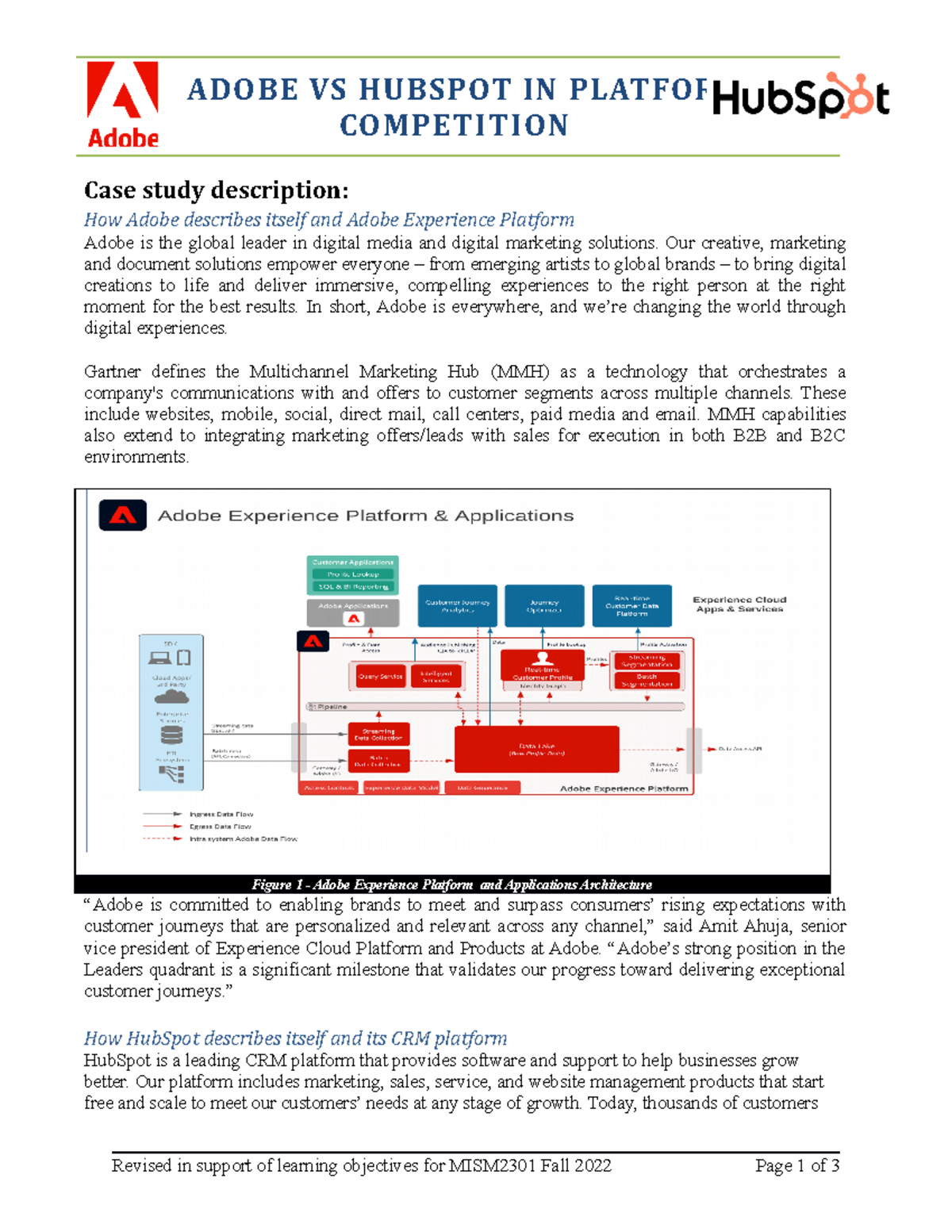 Adobe vs Hubspot Platform case study - ADOBE VS HUBSPOT IN PLATFORM ...