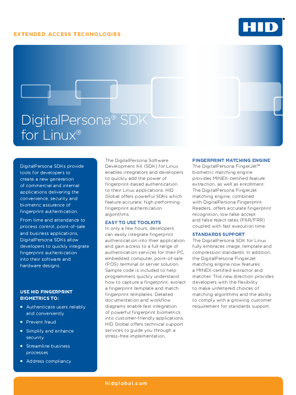 Eat-digitalpersona-sdk-linux-ds-en 1 - hidglobal EXTENDED ACCESS ...