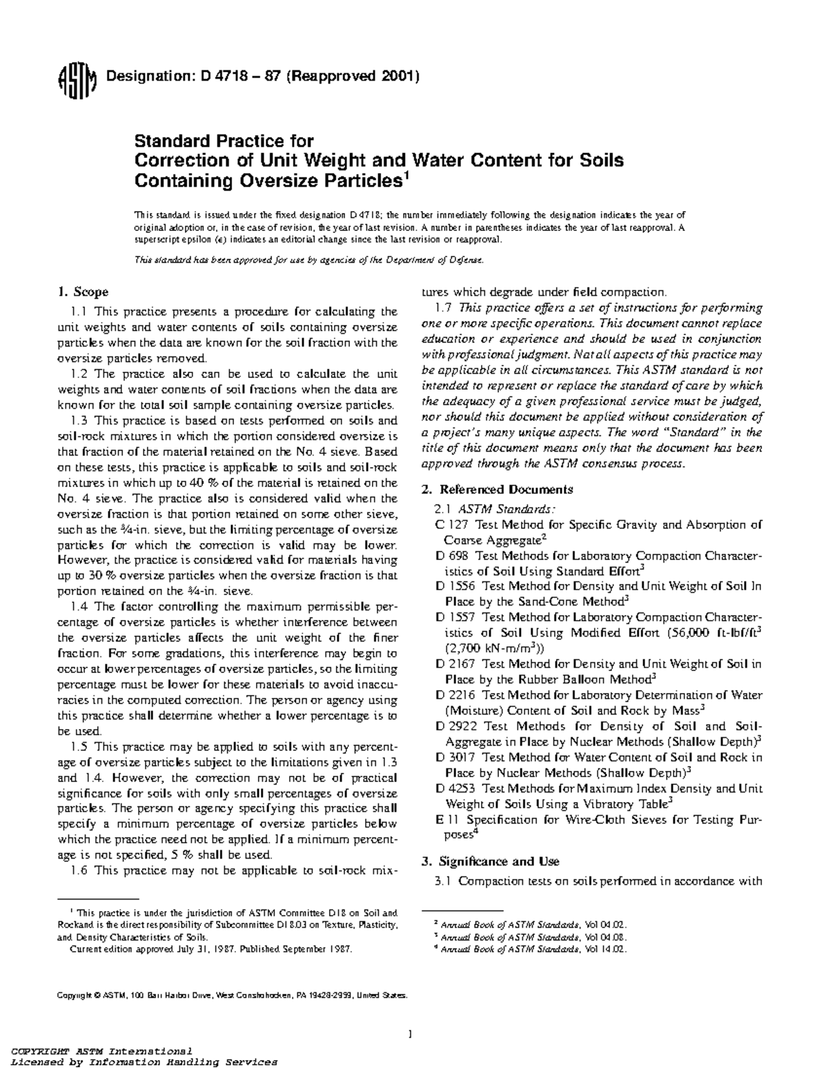 ASTM D 4718 - 87 - norma - Designation: D 4718 – 87 (Reapproved 2001 ...