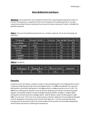 Recrystalization Report - When calculating the % recovery, the value ...