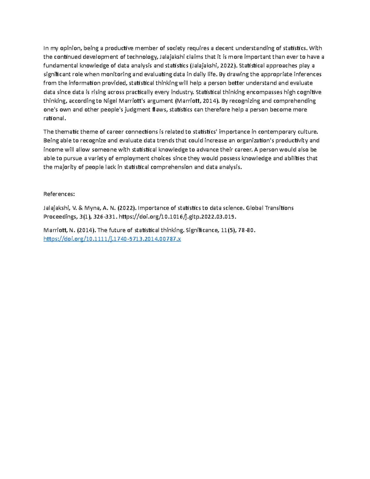 PSY 260 Discussion 1 - In my opinion, being a productive member of ...