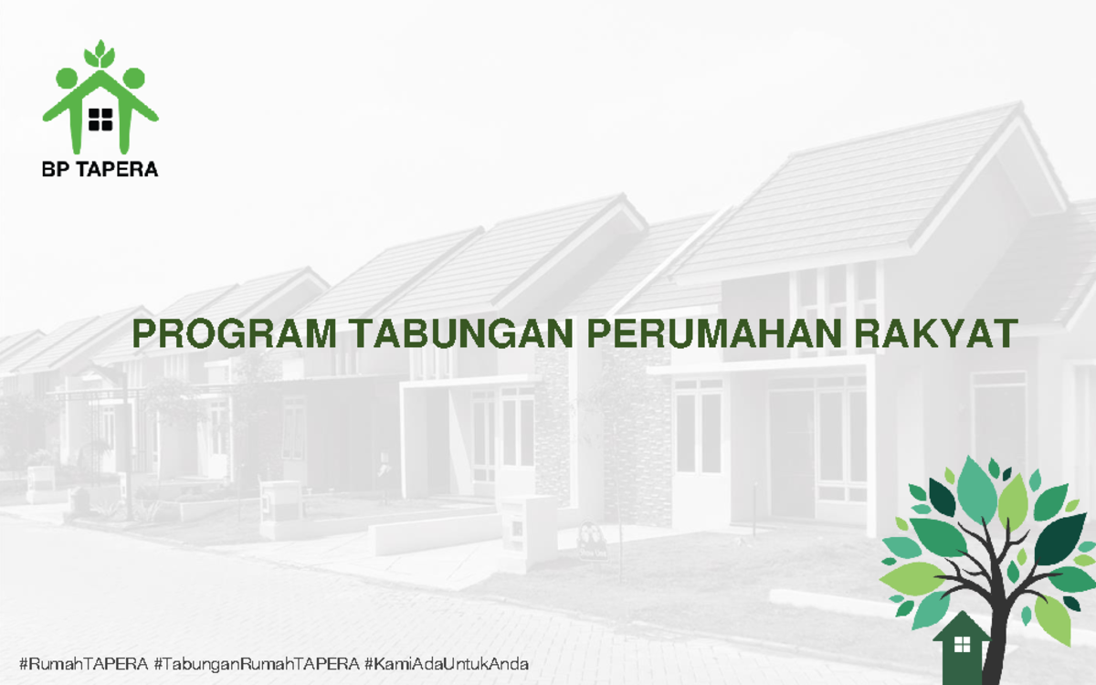 1. Materi Program Tapera - #RumahTAPERA #TabunganRumahTAPERA # ...