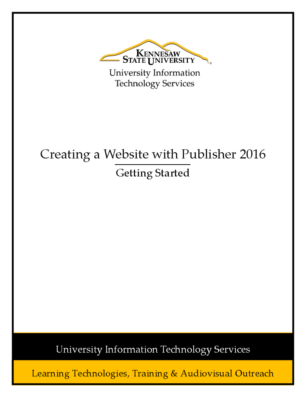 0566 creating a website with publisher 2016 - Creating a Website with ...