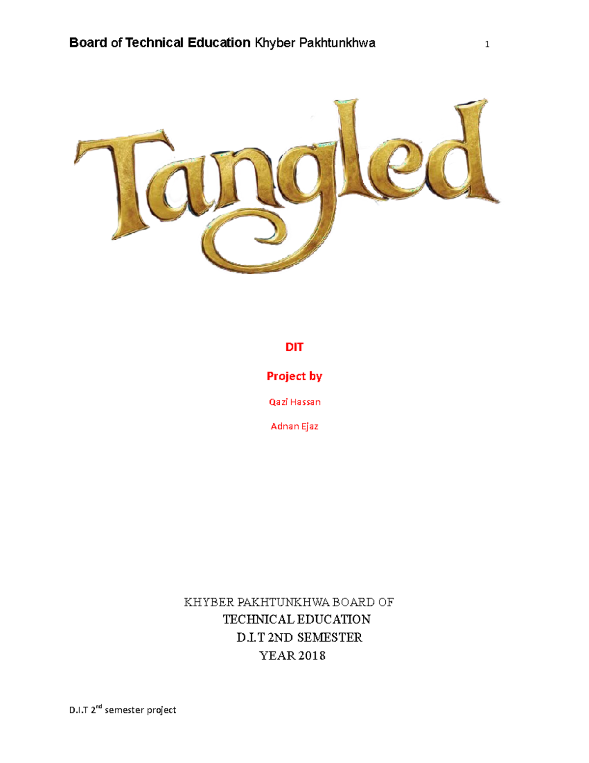 Board of technical education khyber pakhtunkhwa dit project by - Board ...