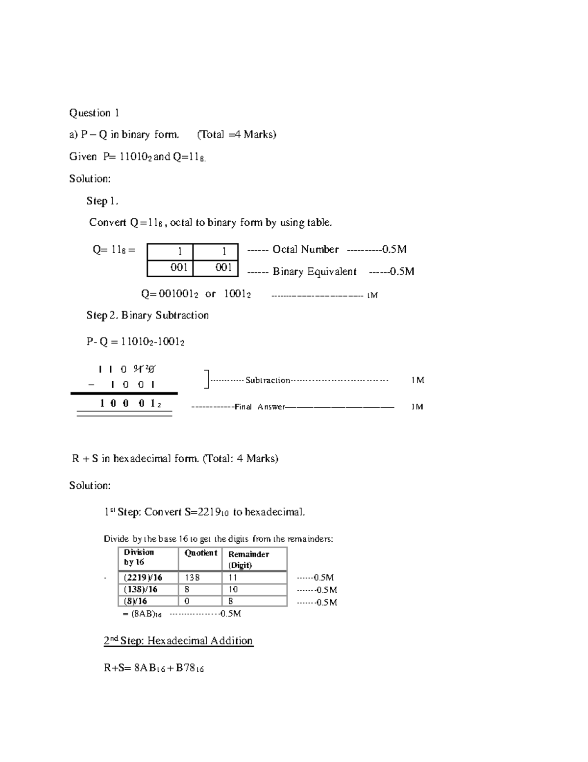 DFC10223 Computer System Architecture PBE 2 Solution - Question 1 a) P ... DFC10223 Computer System Architecture PBE 2 Solution - Question 1 a) P ...