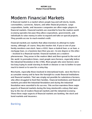 HIST 1112 - International Impact of the American Civil War ...