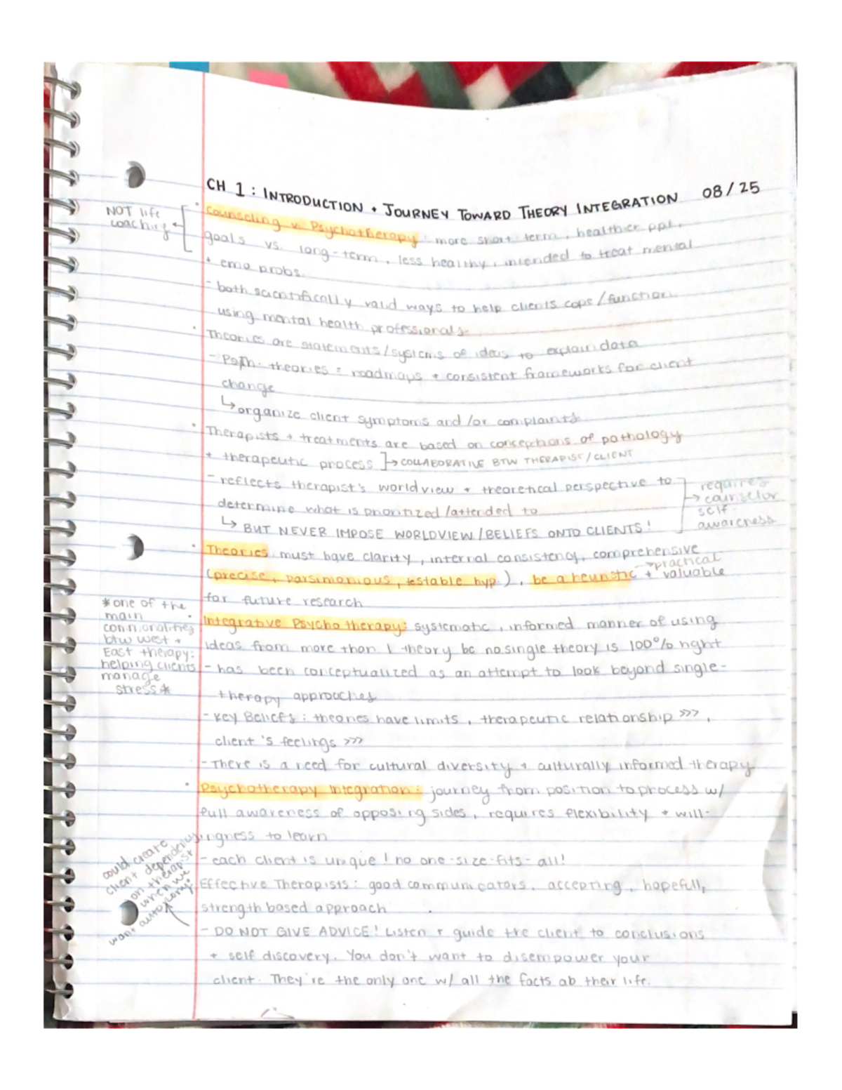 CPT notes first quarter - PSY 4080 - Studocu