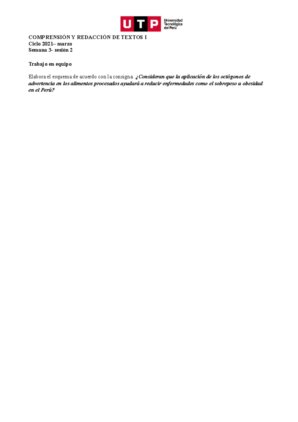 Esquema PERU Y Chile - comprenccion y texto obligatorio texto ...