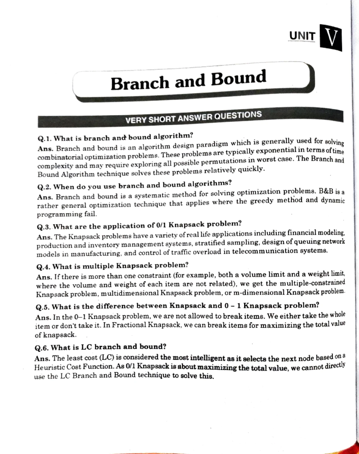 Designppr - daa - Design & Analysis of alogrithms Note : Attempt all ...